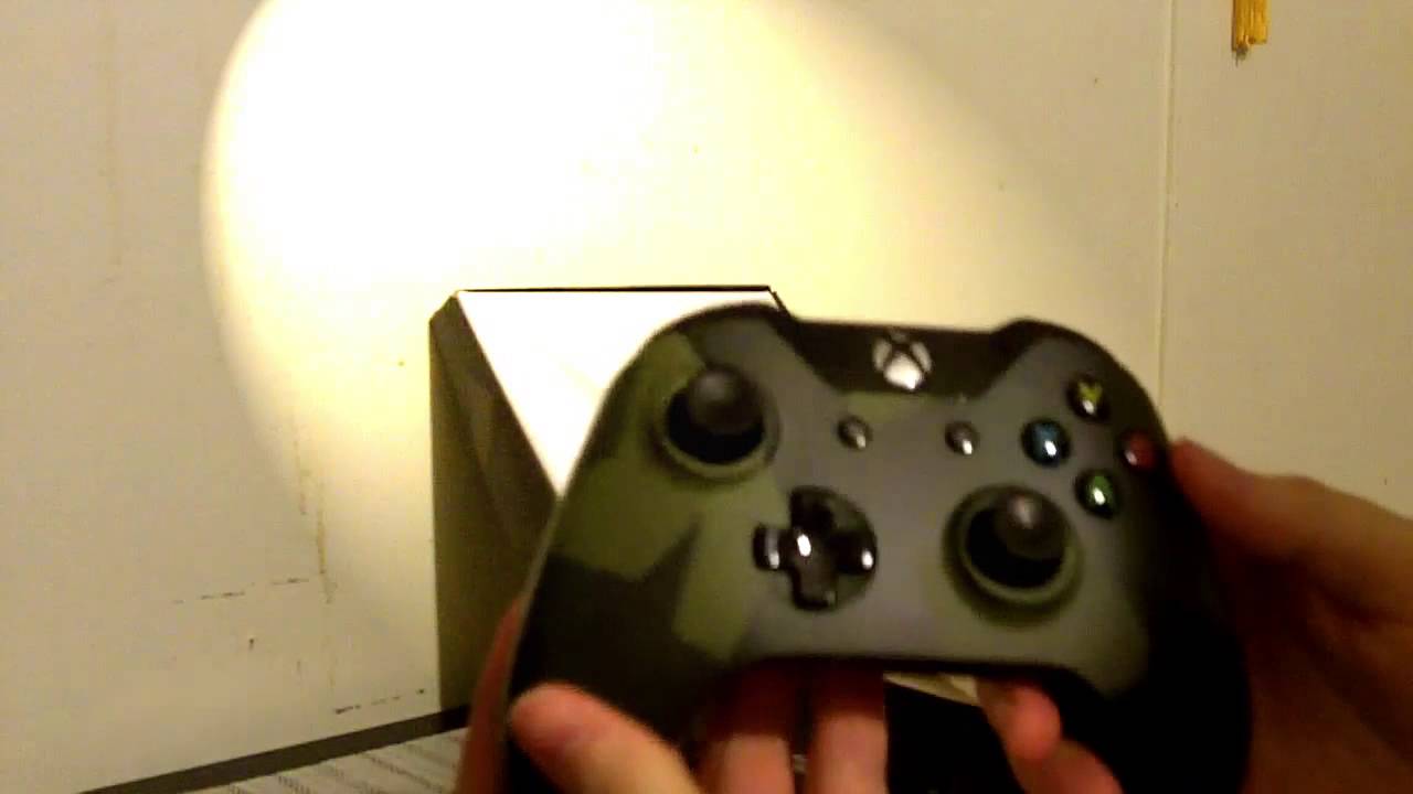 Unboxing Wireless Xbox One Armed Forces Controller - YouTube