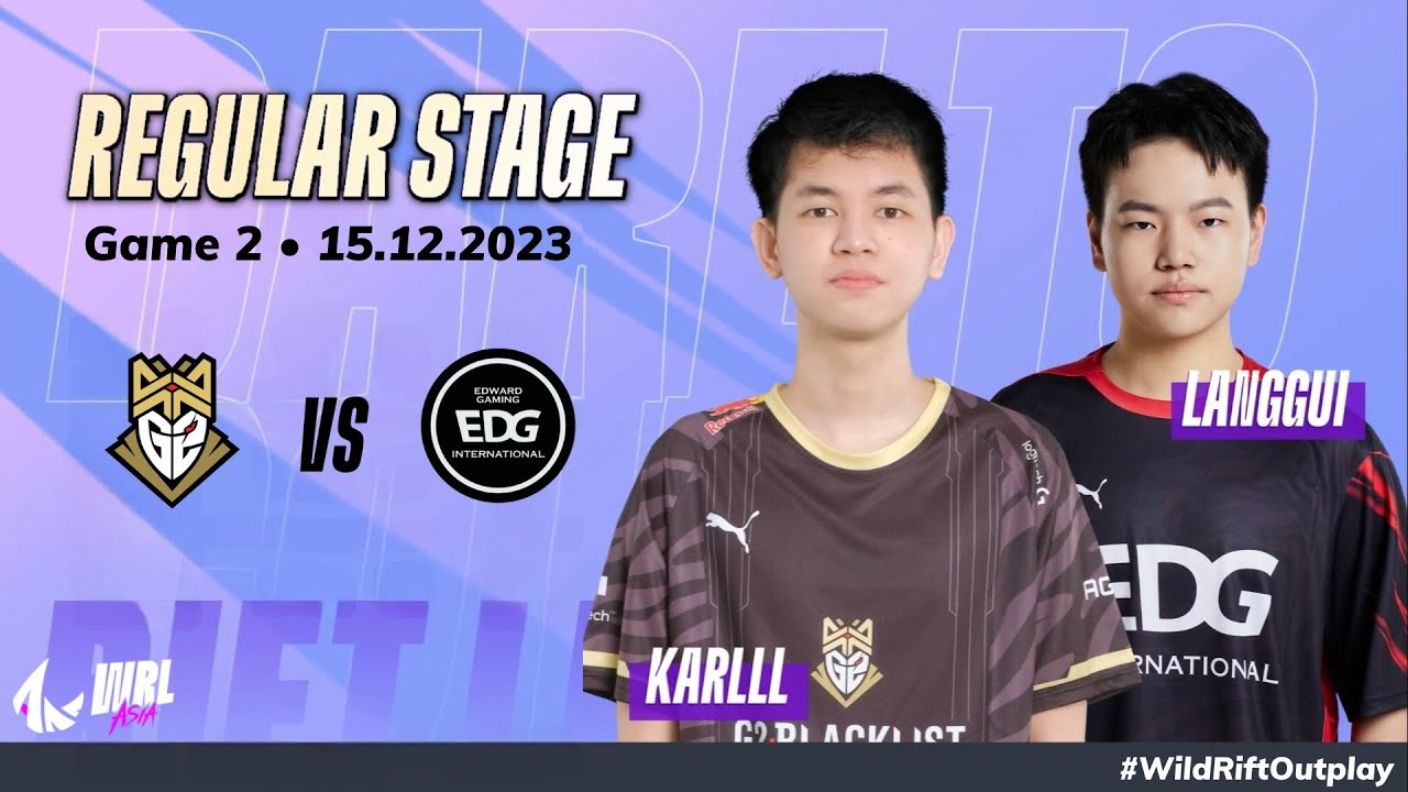G2B vs. EDG • Game 2 (Bo3) | Regular Stage | WRL Asia 2023 Season 2 - YouTube