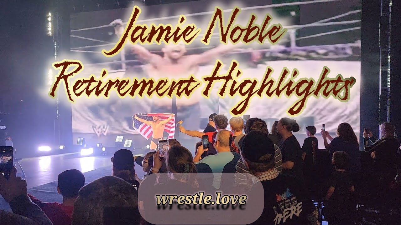 Jamie Noble Last Match | Highlights @WWE #fancam #wwecharleston 12/11 ...