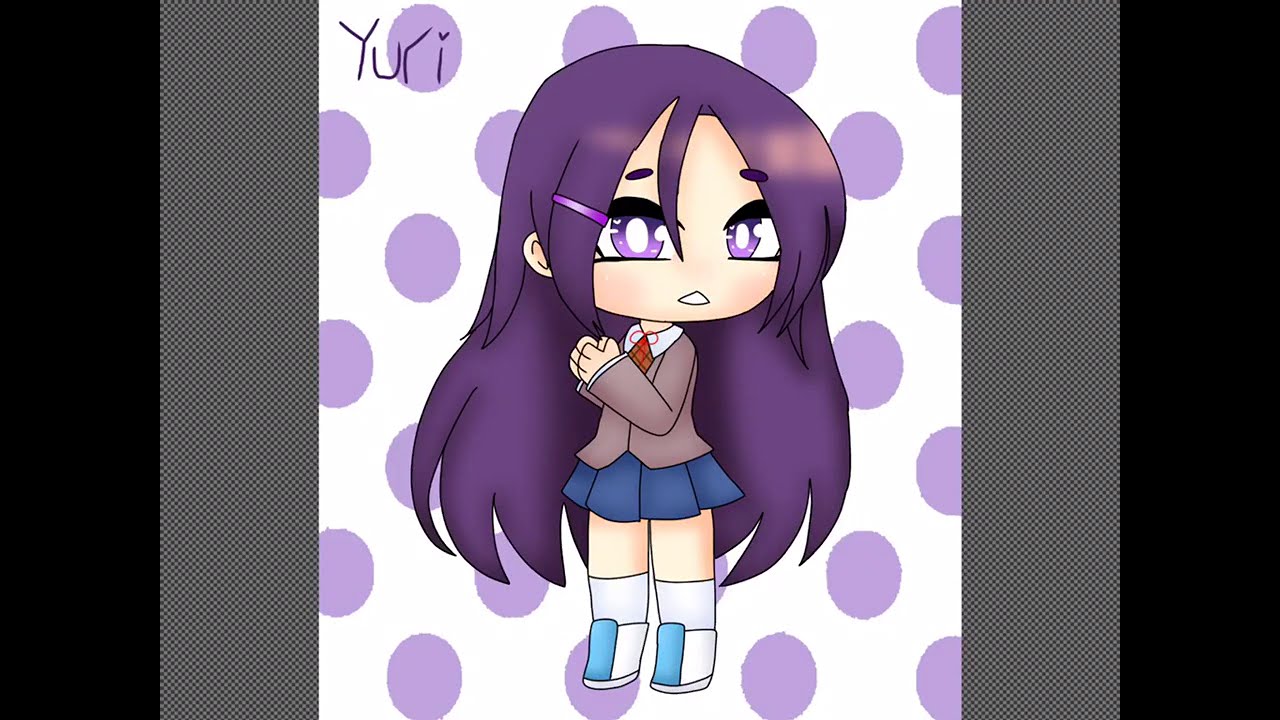 💜Yuri DDLC {Gacha Club Edit}💜 - YouTube
