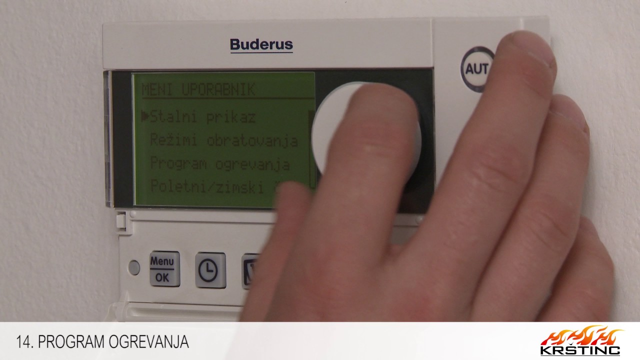 Buderus RC35 - video navodila - Krštinc doo - YouTube