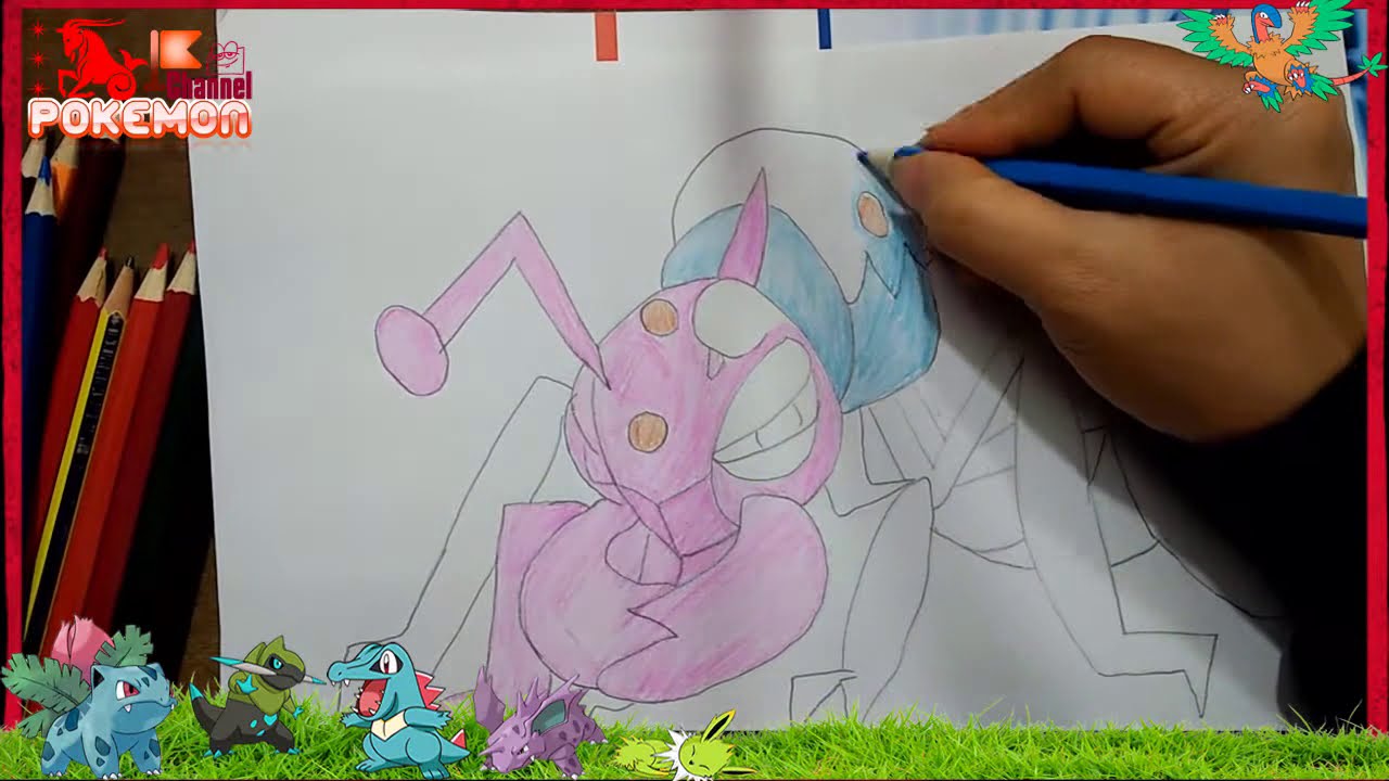 Pokemon drawings cartoons for children | How to draw Durant Pokemon ...