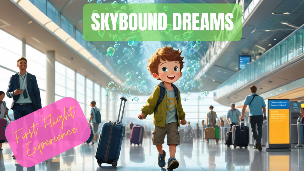 Skybound Dreams: A Kid's First Airport Adventure | Travel Tales Unleashed ️🌟 - YouTube