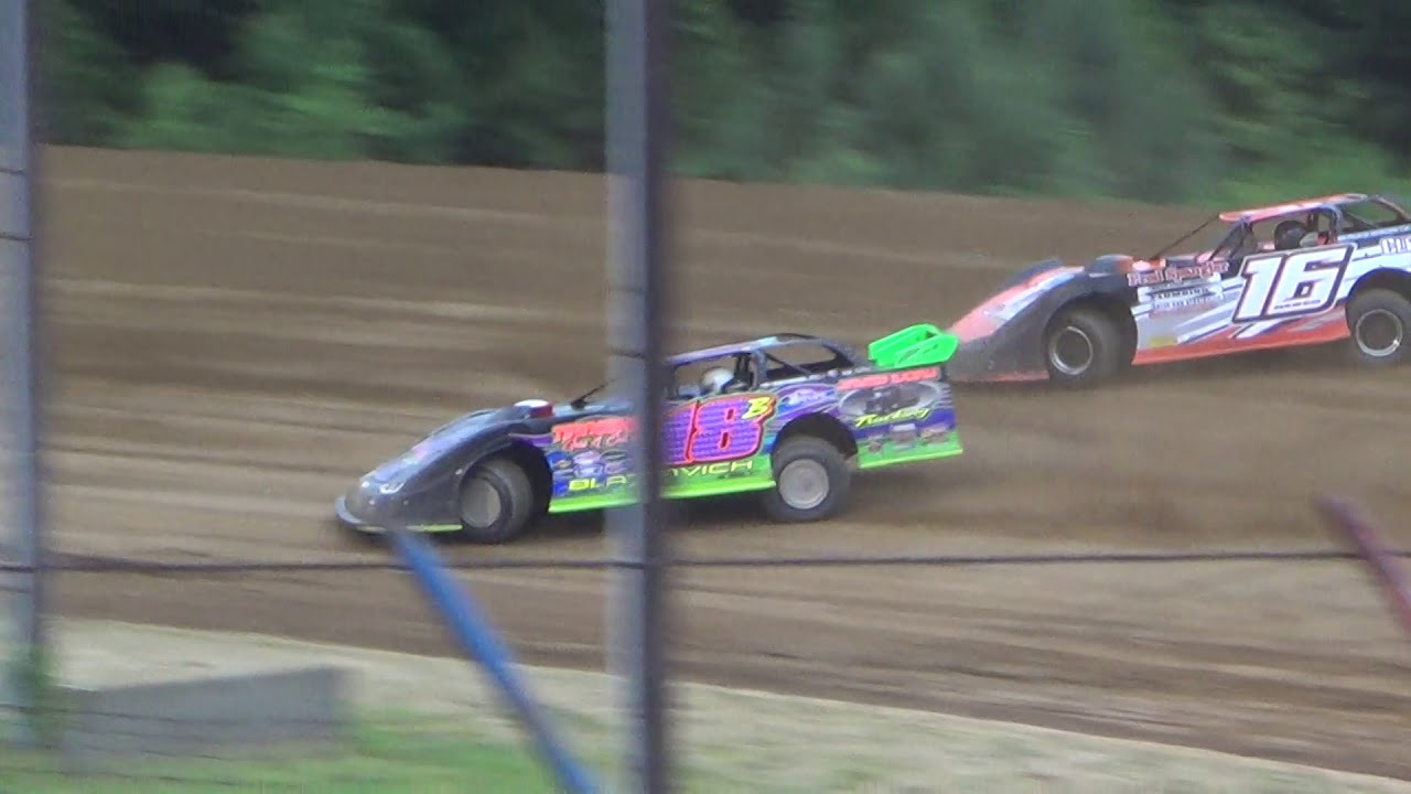 July 21, 2018 Dog Hollow Speedway - Video 2- Heat Race Only. No ...