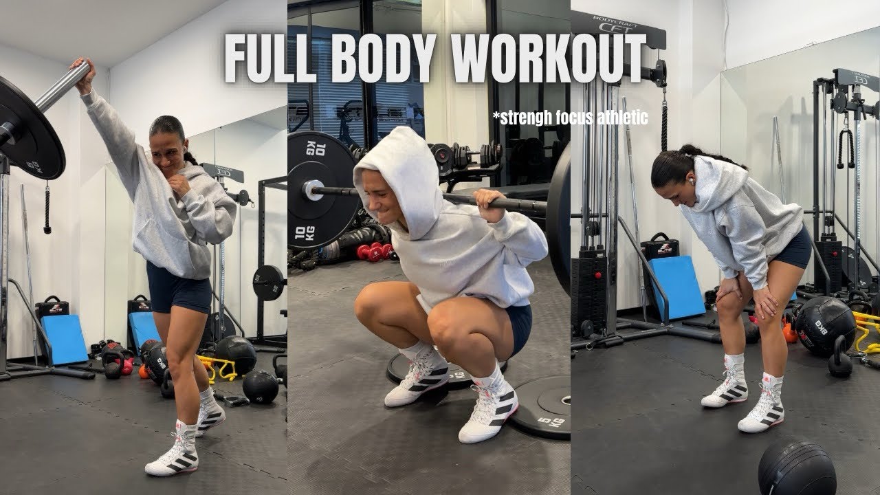 FULL BODY WORKOUT | strengh focus | athletic - YouTube
