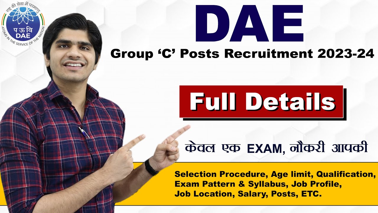 DAE Junior Storekeeper/JPA Recruitment 2023 | All India Vacancy | Full ...