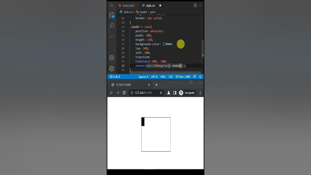 Animated Loader Using Html And Css Only Loading Animation Using Html And Css Only