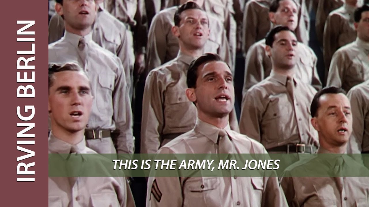 THIS IS THE ARMY, MR. JONES, Full Scene from "This is the Army" (1943 ...