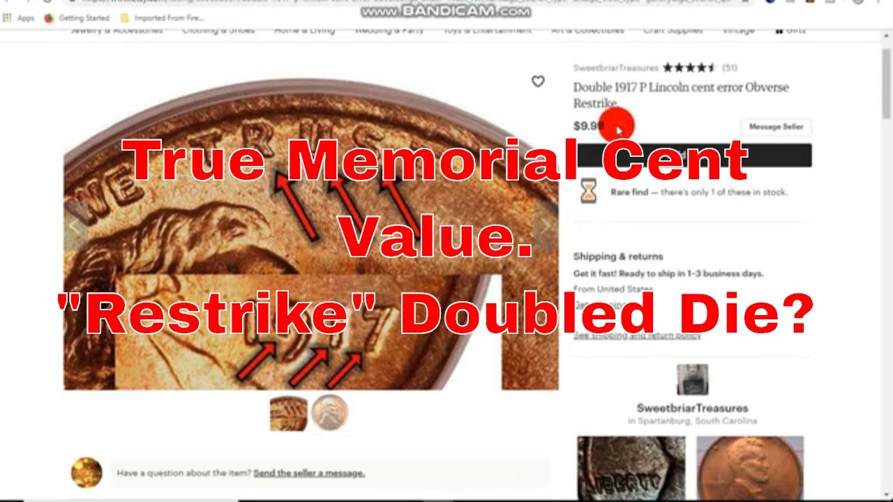 Restrike Doubled Dies?! The True Value Of Lincoln Memorial Cents - YouTube