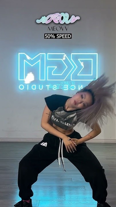 MEOVV - 'MEOW' Dance Break | MIRRORED Step by Step Dance Tutorial - Slow Music - YouTube