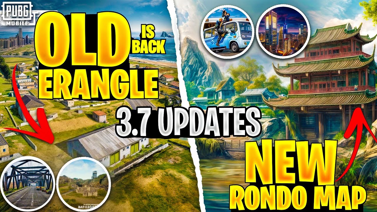 OLD ERANGLE IS BACK / BETA 3.7 UPDATE | NEW RONDO MAP FT PUBG MOBILE ...
