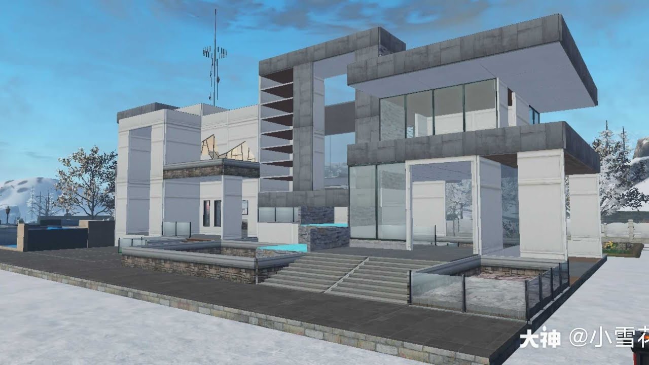 LifeAfter Manor Design - Modern Double Manor - YouTube