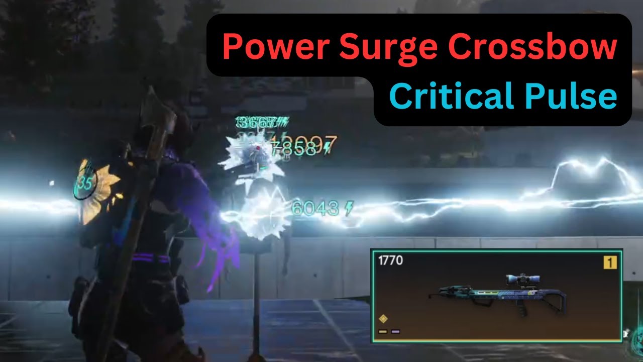 BEST AoE Weapon? Power Surge Crossbow, Critical Pulse | Once Human ...