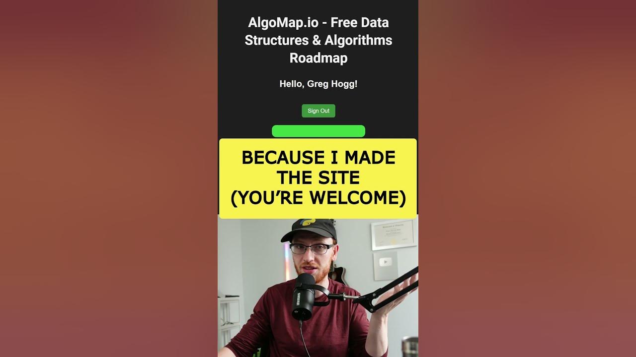 How to Learn Data Structures & Algorithms For FREE - AlgoMap.io - YouTube