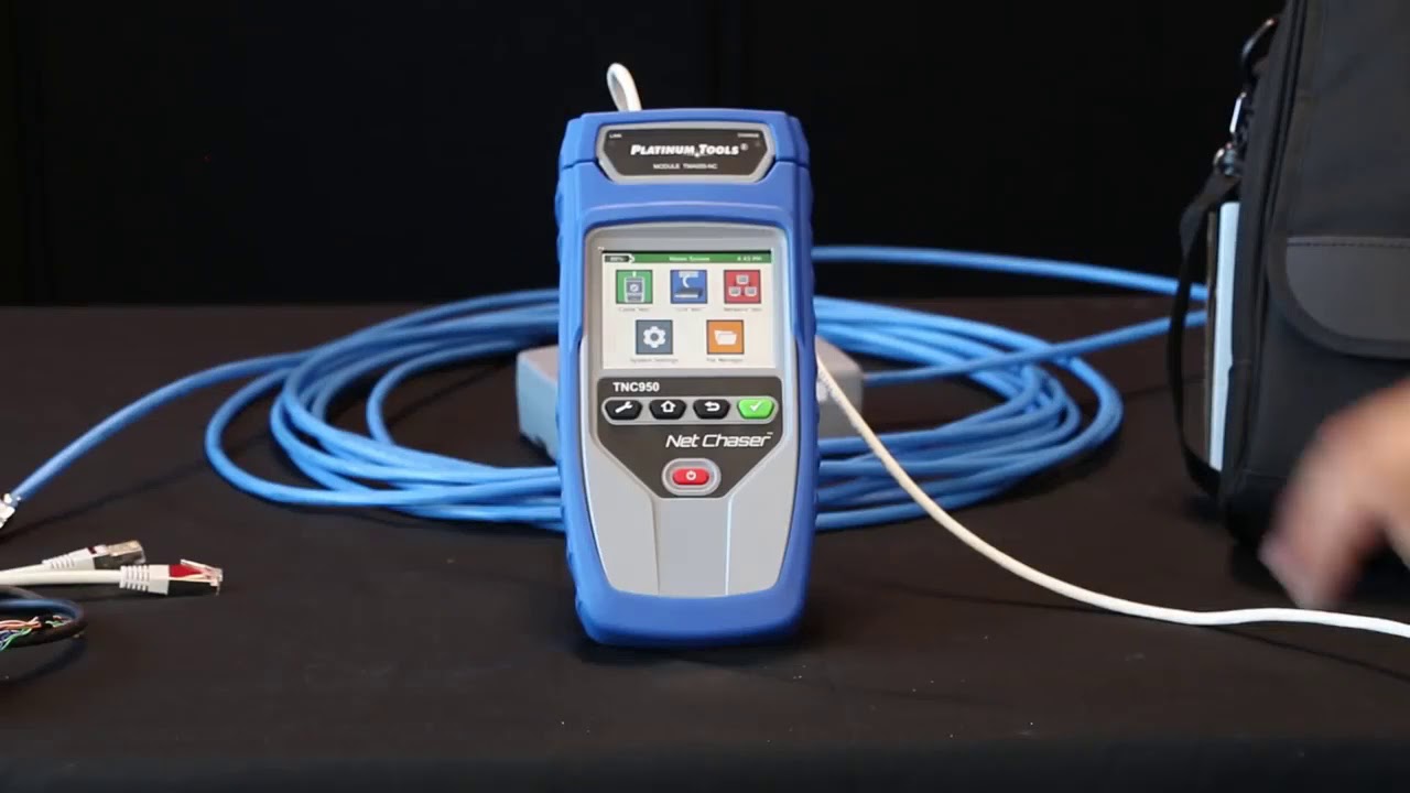 Introduction Net Chaser™ Ethernet Speed Certifier Network Tester - YouTube
