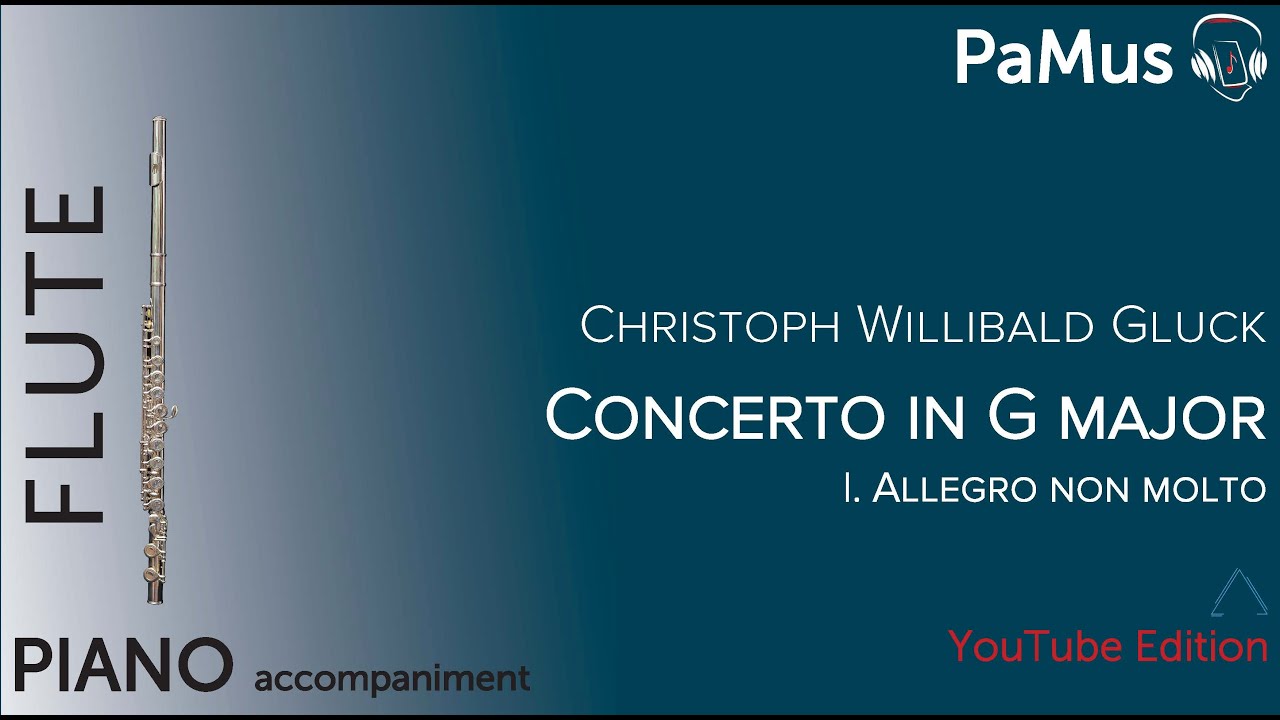 Christoph Willibald Gluck: Concerto in G major for Flute and Piano ...