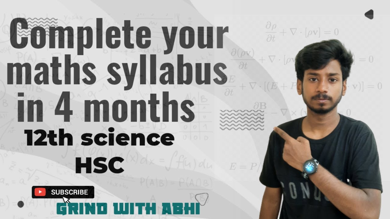 PROBLEM IN 12th MATHS HSC? You Can Score 80+ In Just 4 Months - YouTube