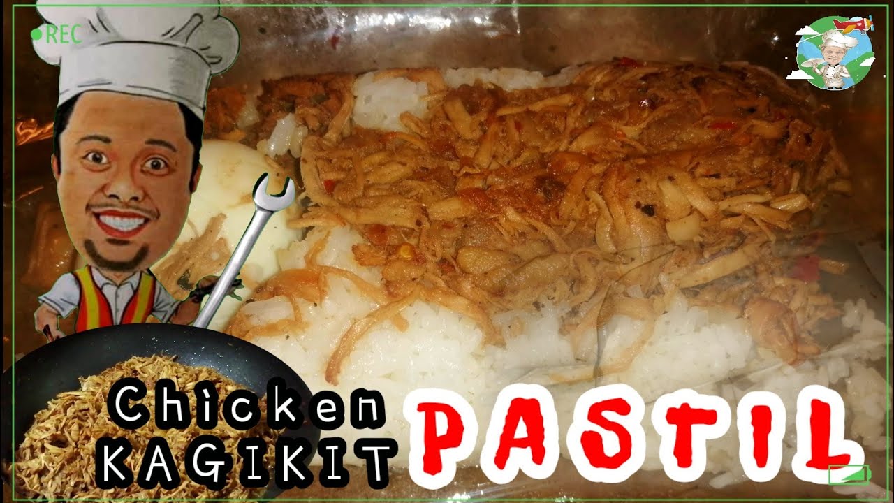 Best Mindanaoan Take away food CHICKEN KAGIKIT = CHICKEN PASTIL - YouTube