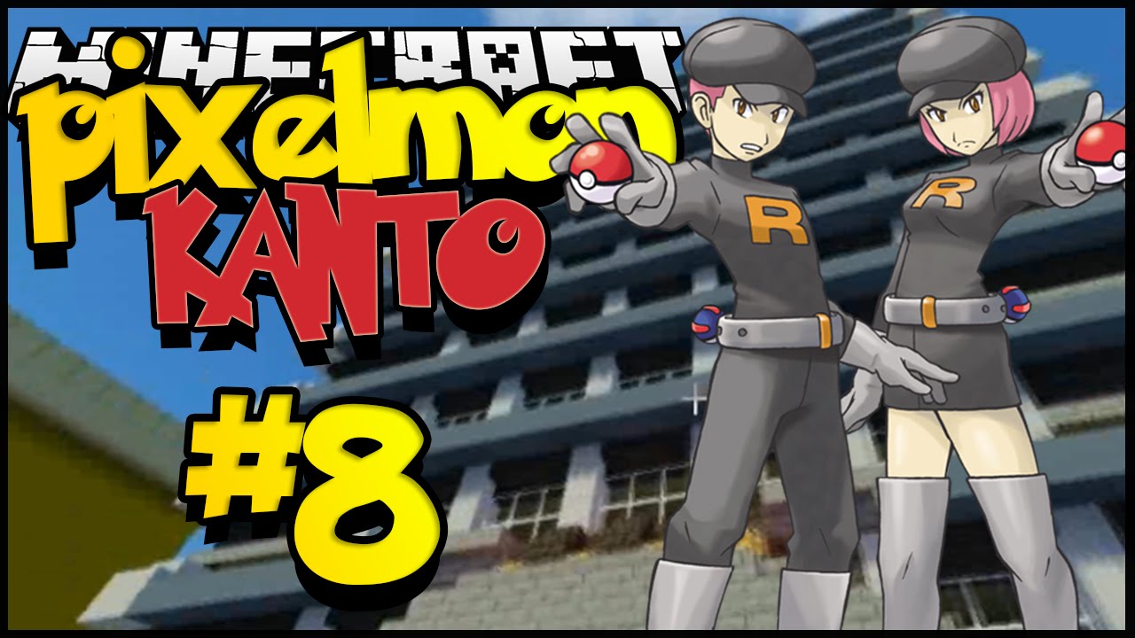 PIXELMON KANTO | Episode 08 : QG Team Rocket ! MOD PIXELMON [HD] - YouTube