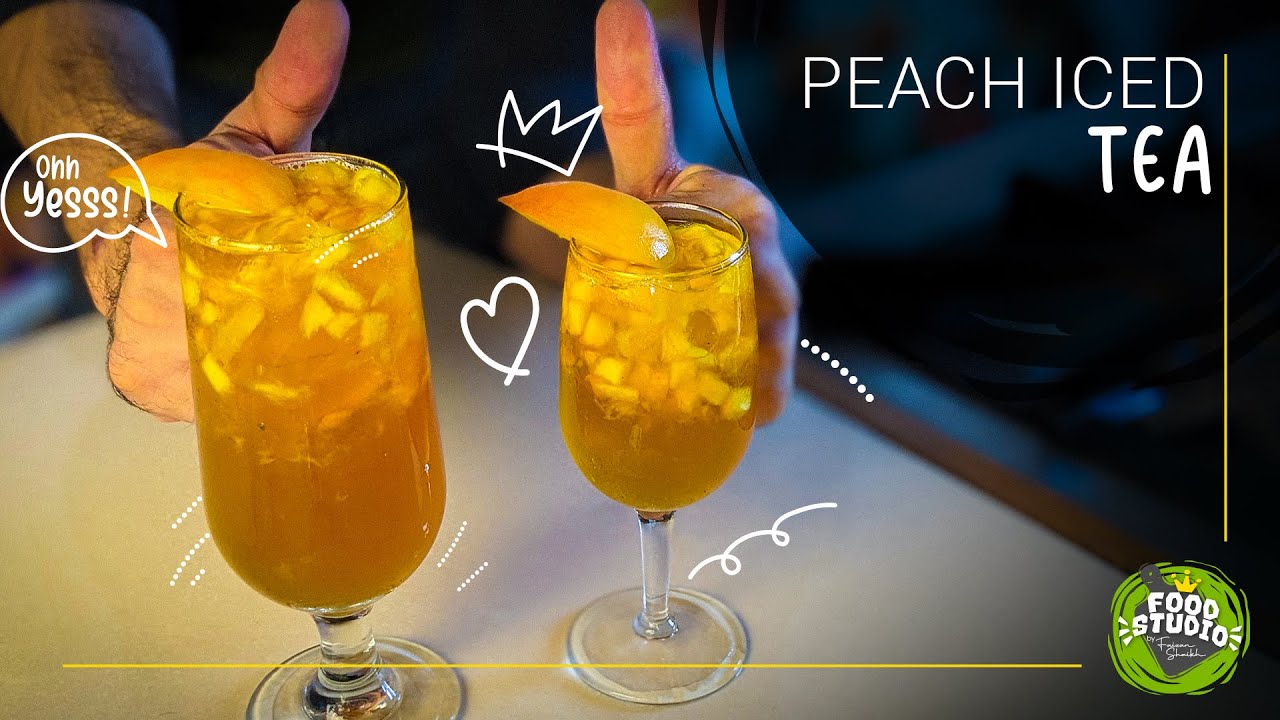 How To Make Peach Iced Tea | The Best Fresh Cold Brew Drink | Food ...