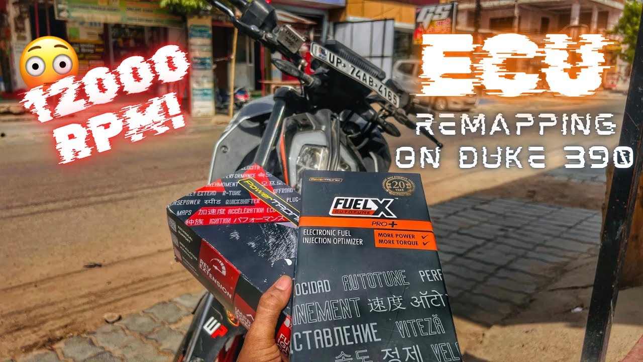 Powertronic ecu & Fuel X remap on Duke 390! Pocket rocket 🚀 - YouTube