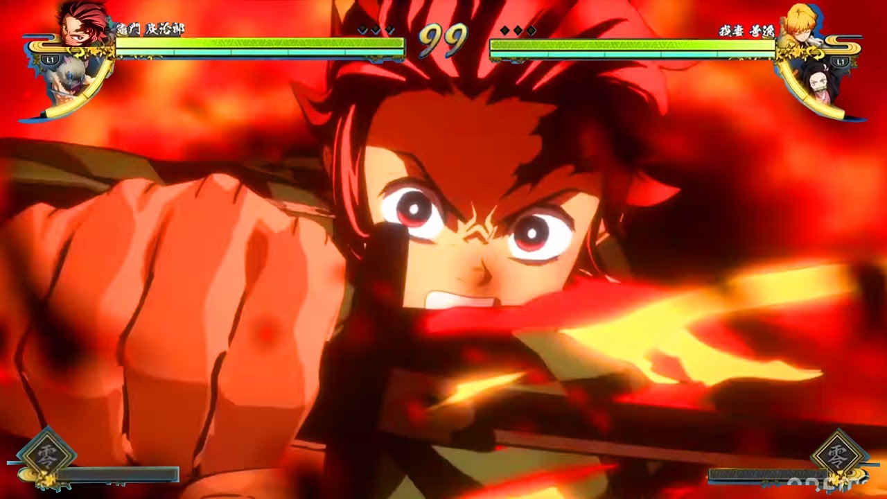 TANJIRO FIRE BREATHING GAMEPLAY LOOKS AMAZING REACTION! | Demon Slayer ...