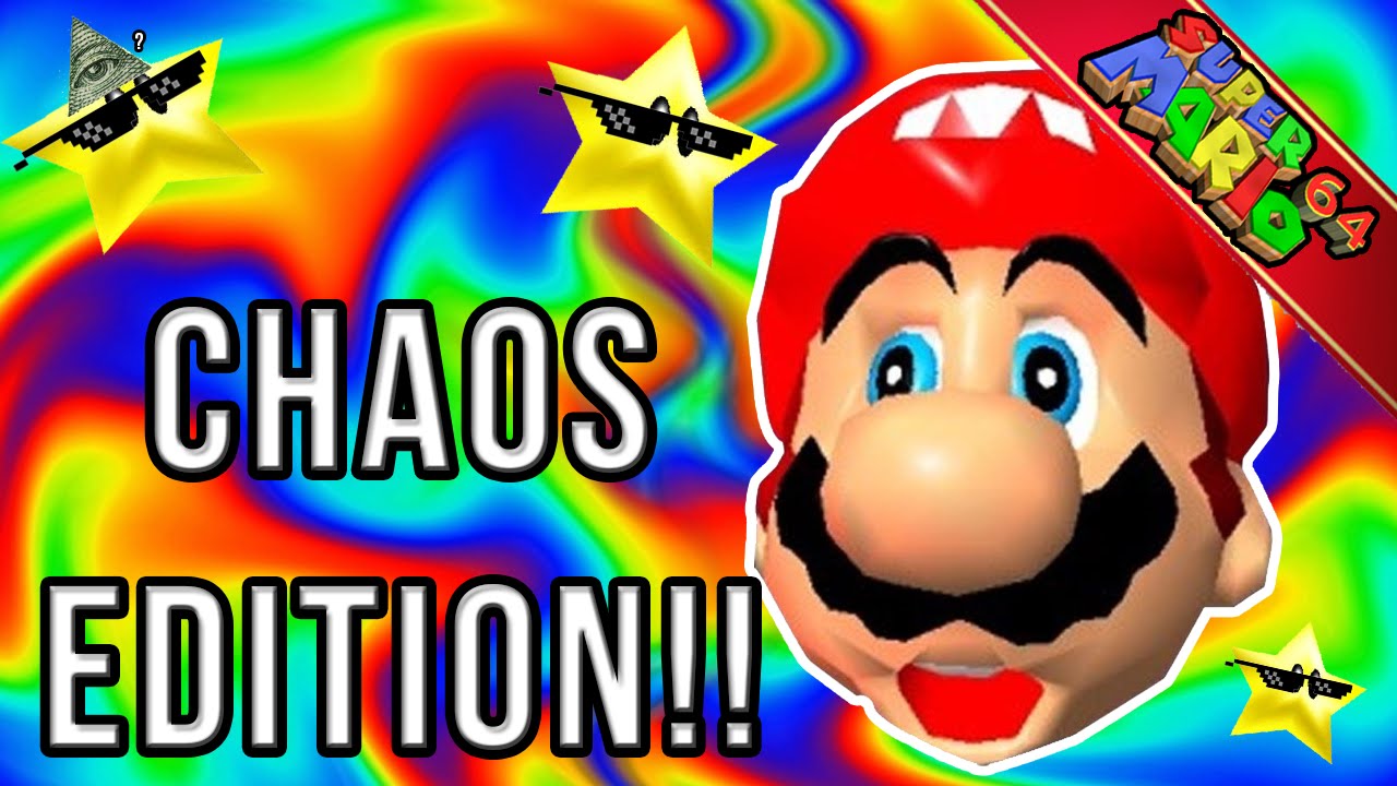 Super Mario 64 Chaos Edition Raging Mario On Acid Youtube