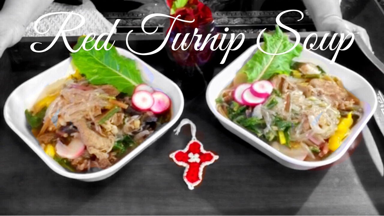 HD How to Make Red Turnip Soup - Asian Redneck Fusion Cooking - YouTube