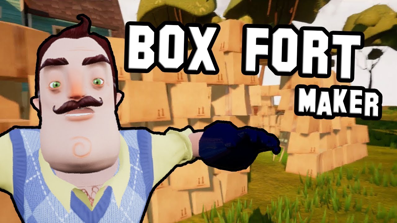 HELLO NEIGHBOR BOX FORT | Hello Neighbor Mod - YouTube