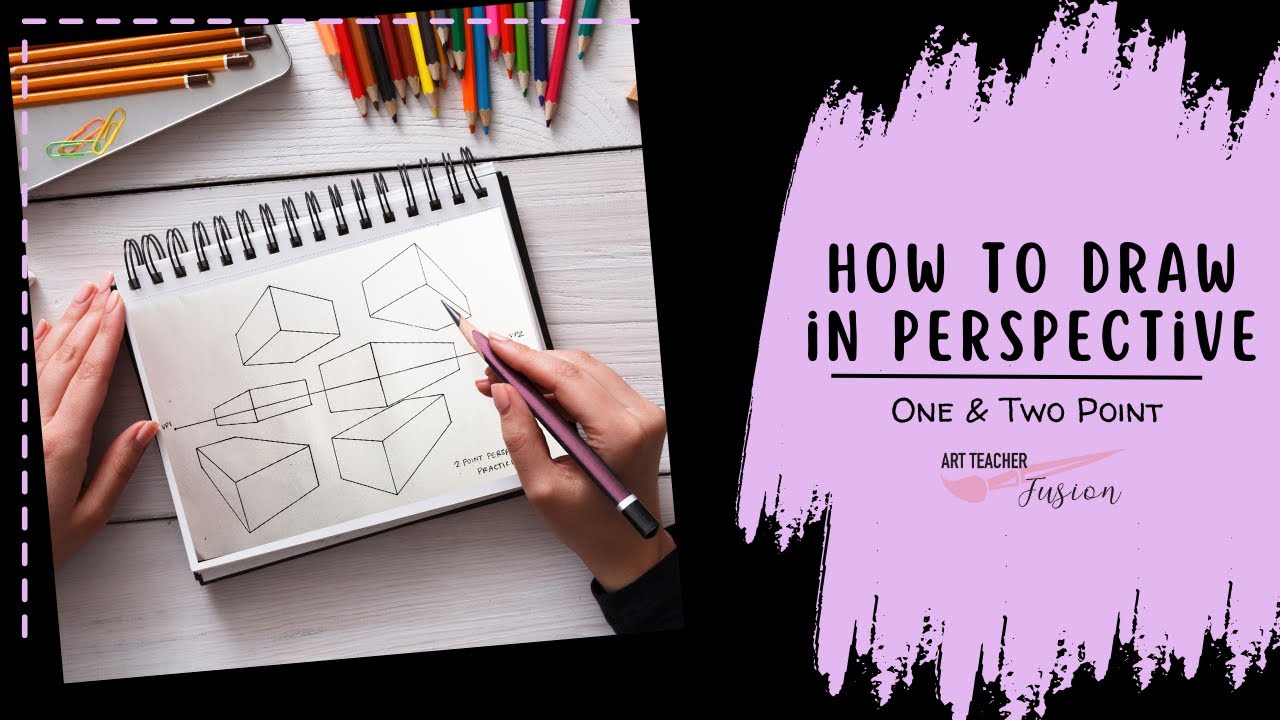 How to Draw in Perspective, Middle & High School Art Lesson - YouTube