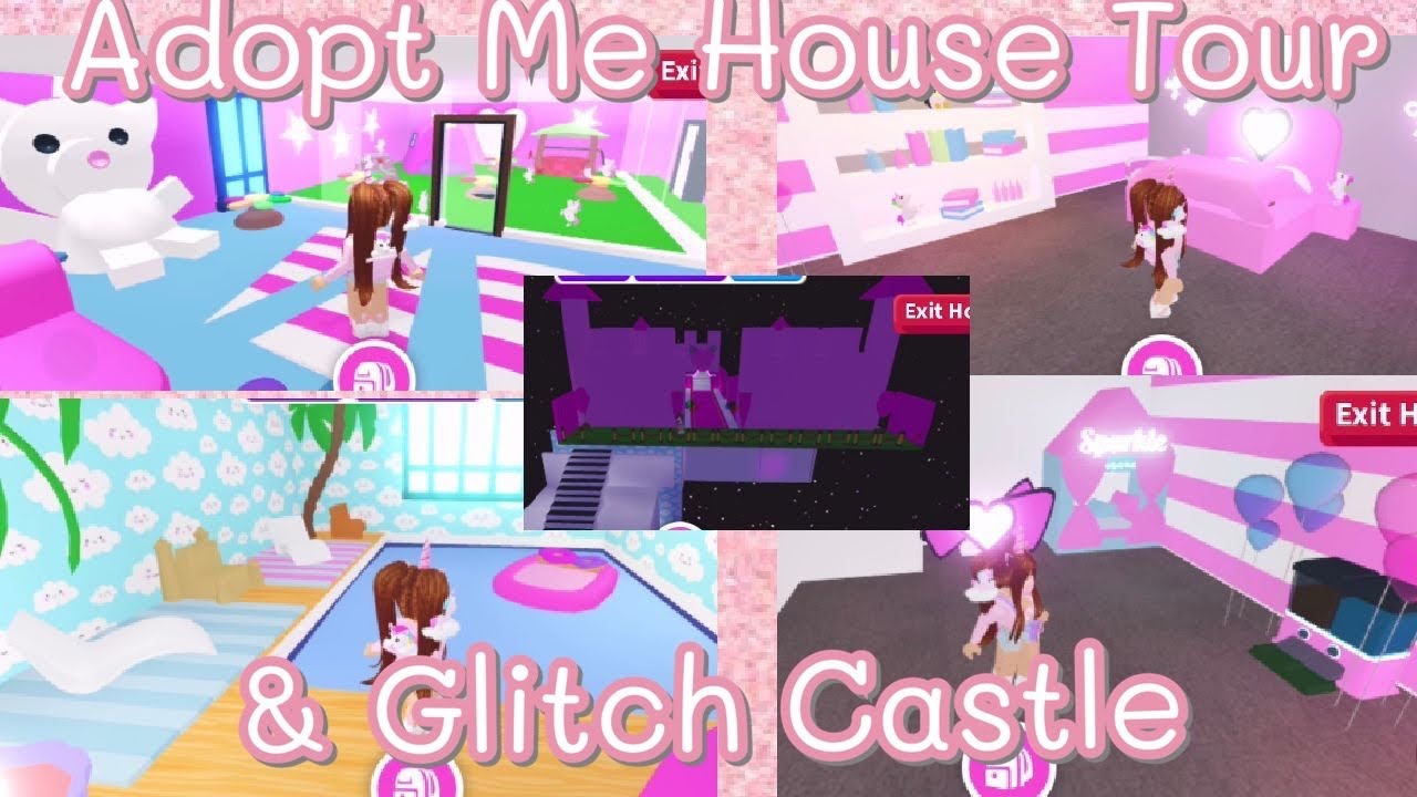 Adopt Me House Tour | Showing You 4 Of Our Houses & Glitch Castle - YouTube