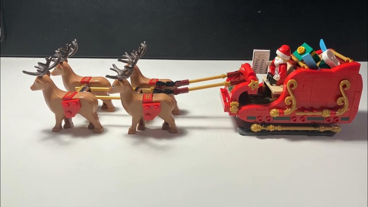 Building the Santa’s Sleigh LEGO set 40499 - YouTube