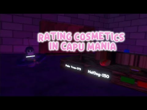 Rating all Cosmetics in capu mania @Shadow-Capu-Mania - YouTube