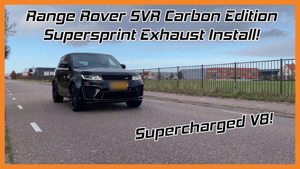 Range Rover SVR Supersprint Exhaust - YouTube