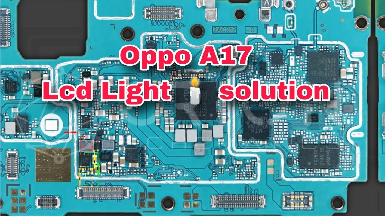 Oppo A17 (2022 ) Lcd light solution. oppo Mobile display light repair ...