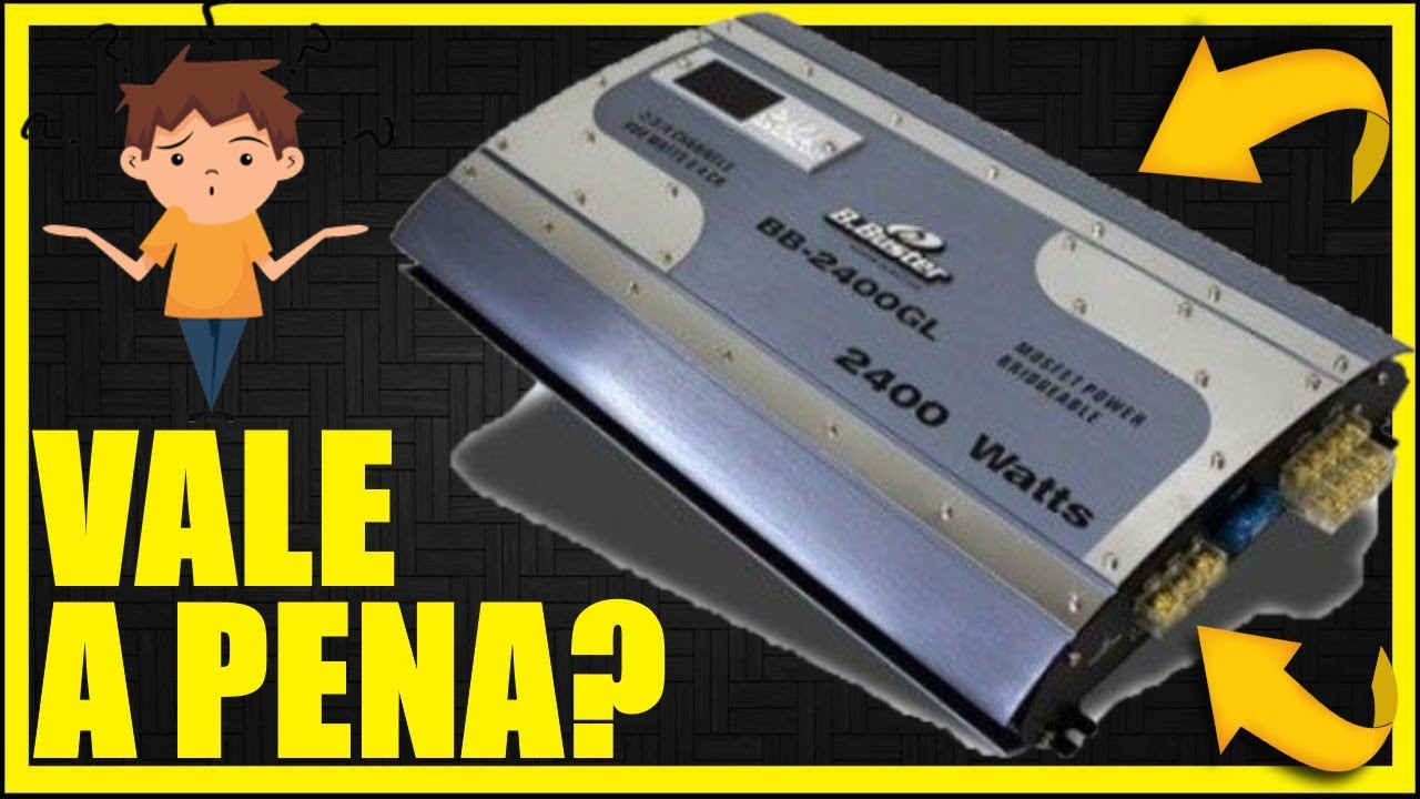 Módulo B.BUSTER 2400W - BB-2400GL - 4 Canais #ALANROD - YouTube