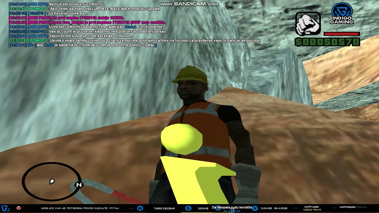 Samp Indigo Gaming Prezentacija Posla Rudar - YouTube