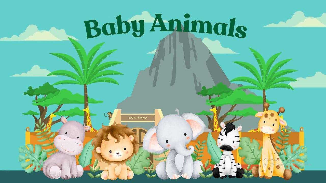 Meet the Baby Animals | Baby Animals for Kids | Nursery Rhymes for Kids ...
