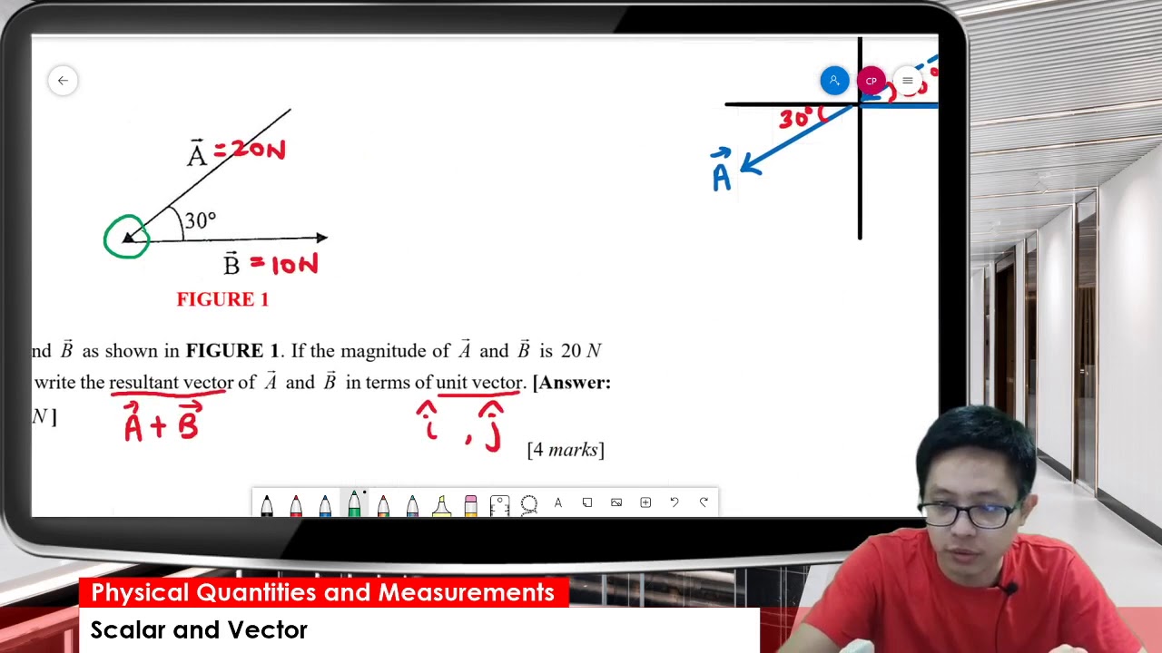 Matriculation Physics: Scalar and Vector (UPS 2006/2007 Q1b) - YouTube