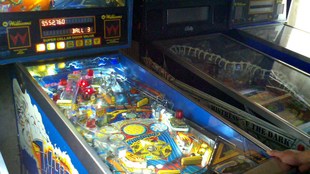 whirlwind pinball with cointaker leds - YouTube