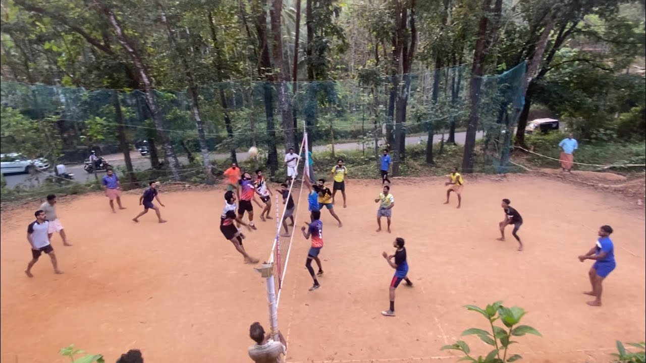 തകർപ്പൻ വോളീബോൾ മത്സരം/volleyball full match/Sunday volleyball/fight ...