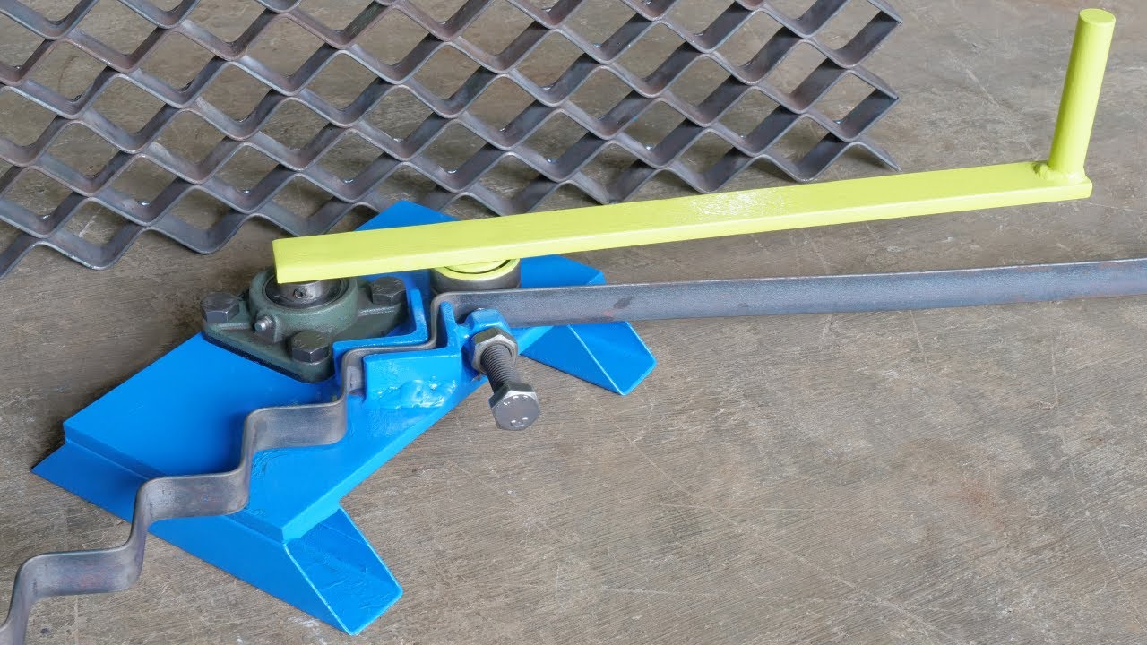 How To Make A Simple Metal Bender | Homemade Metal Bender | DIY - YouTube