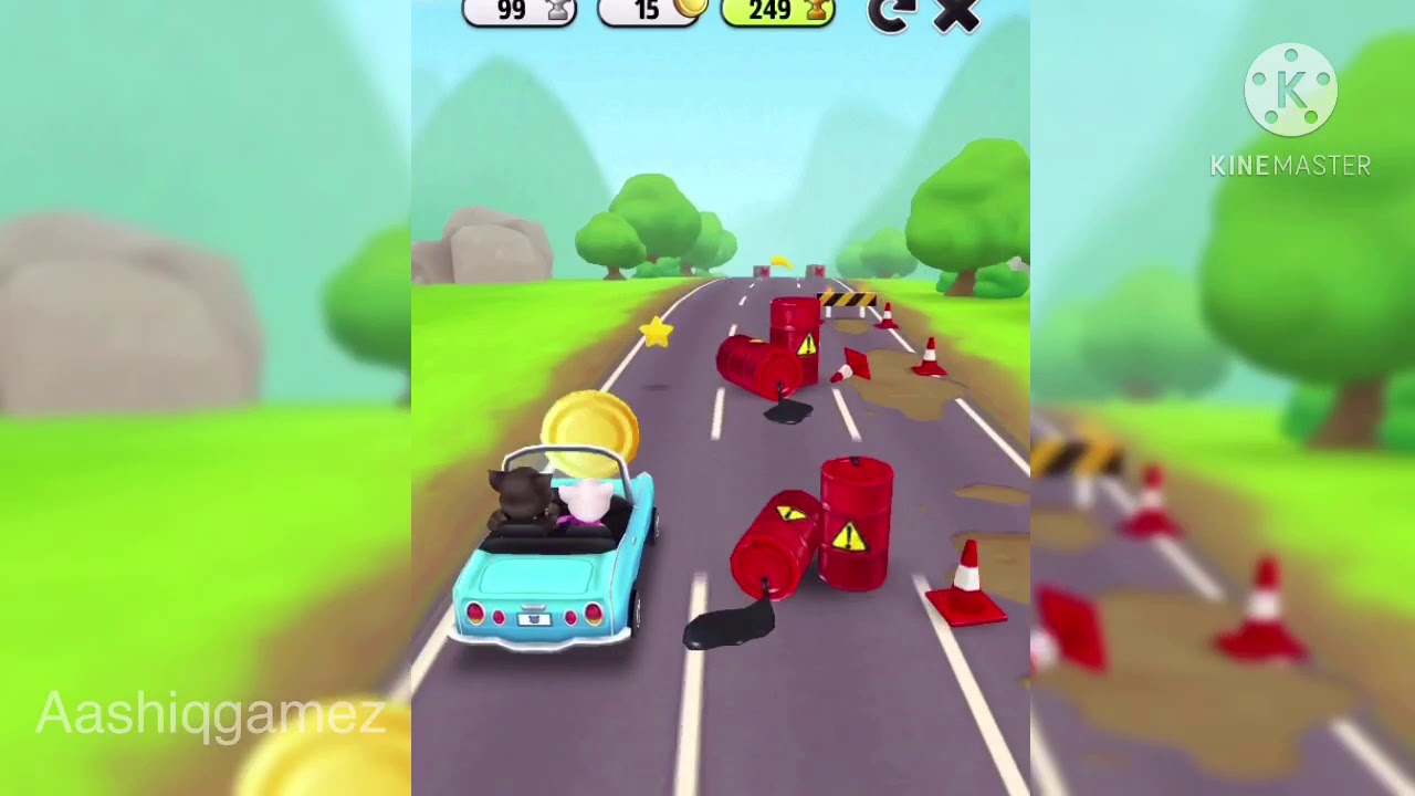 Talking Tom hit the road - YouTube