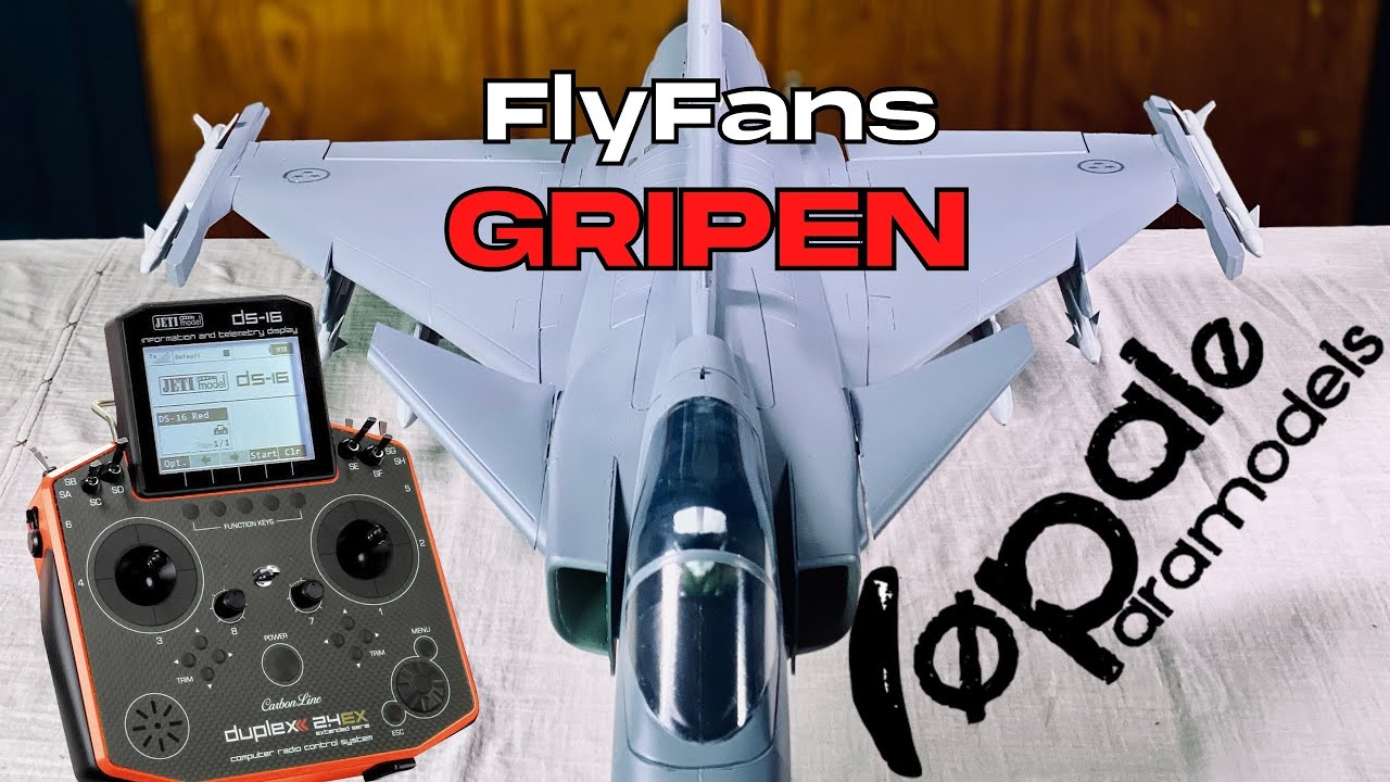 TUTO Jeti REX7 Gyro + Muli6S | FlyFans Saab JAS-39 Gripen 70mm EDF JET ...