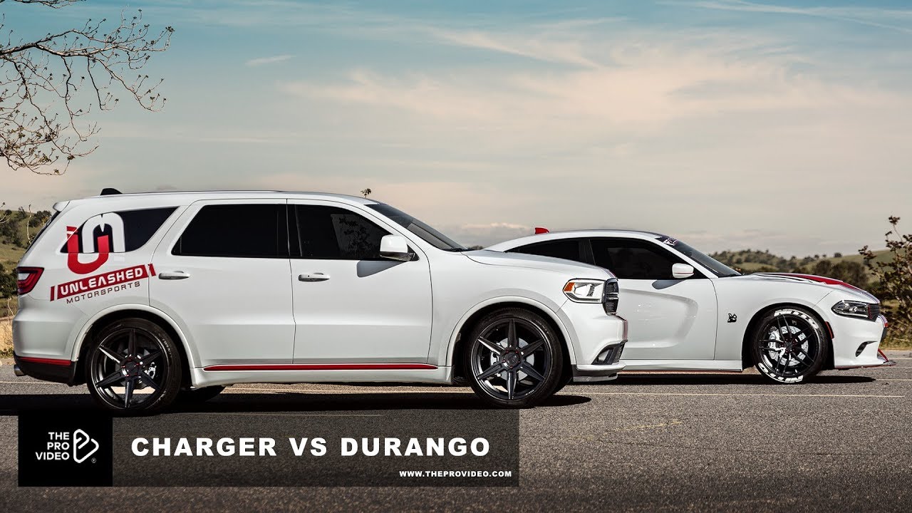 Dodge Charger vs Durango 2019 - YouTube