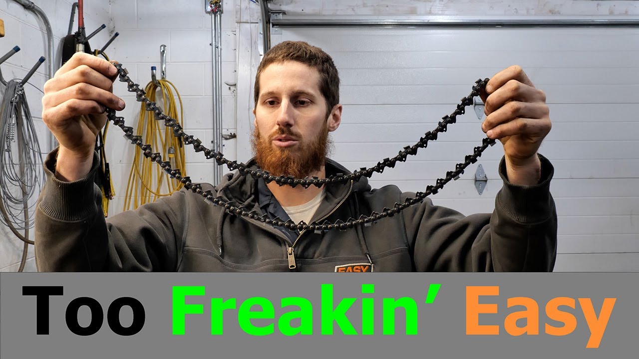 How to Custom Cut Saw Chain from a Reel: No Special Tools Required ...