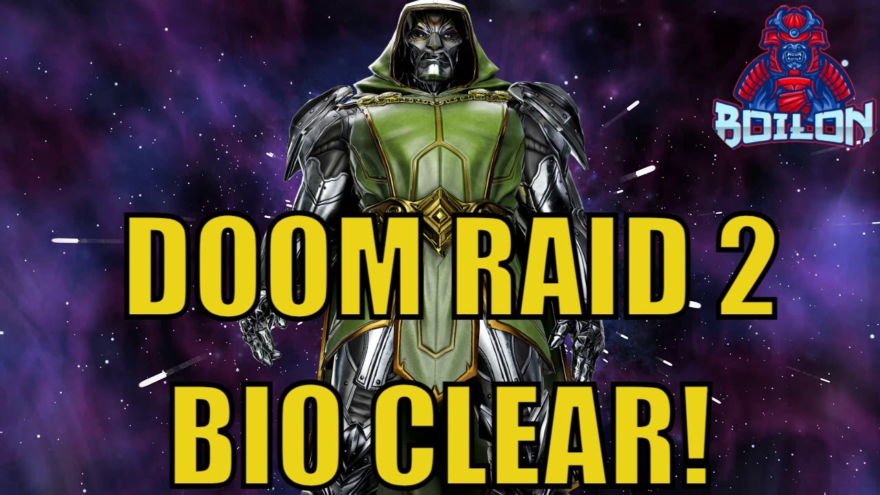 Doom Raid 2 Bio FULL LANE CLEAR! Symbiotes SAFE TO BUILD! Marvel Strike ...