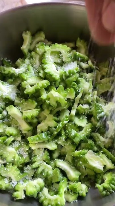 How to remove bitterness from Bitter gourd, Tips for Cooking. - YouTube