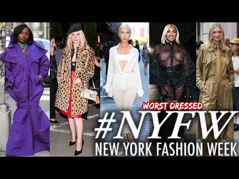 10 WORST DRESSED CELEBRITIES AT NEW YORK FASHION WEEK 2026! (ss27)