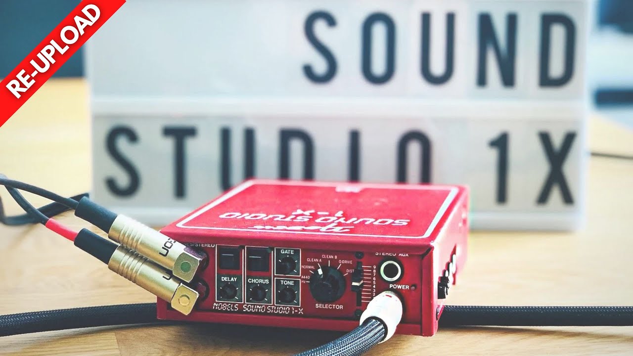 Vintage gear review #10 • Nobels Sound Studio 1 X • Vintage Multieffekt Guitar Preamp - YouTube